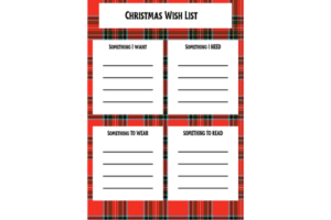 Want, Need, Wear, Read: 4 Gift Rule for Christmas + Printable - One ...