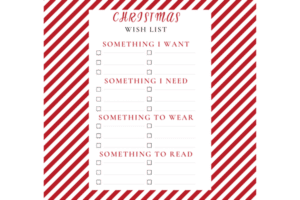 Want, Need, Wear, Read: 4 Gift Rule for Christmas + Printable - One ...